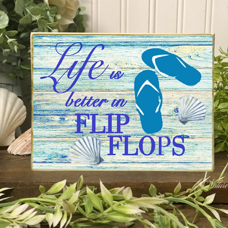 Flip Flop Sign - Etsy