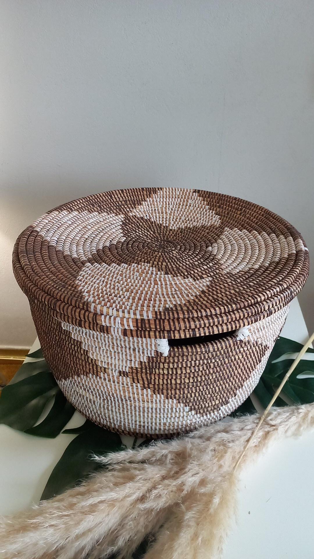 African Storage Basket M - Etsy