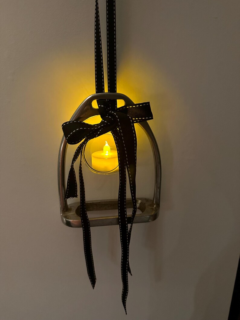 Equestrian Horse Stirrup Tealight Holder Unique Gift - Etsy