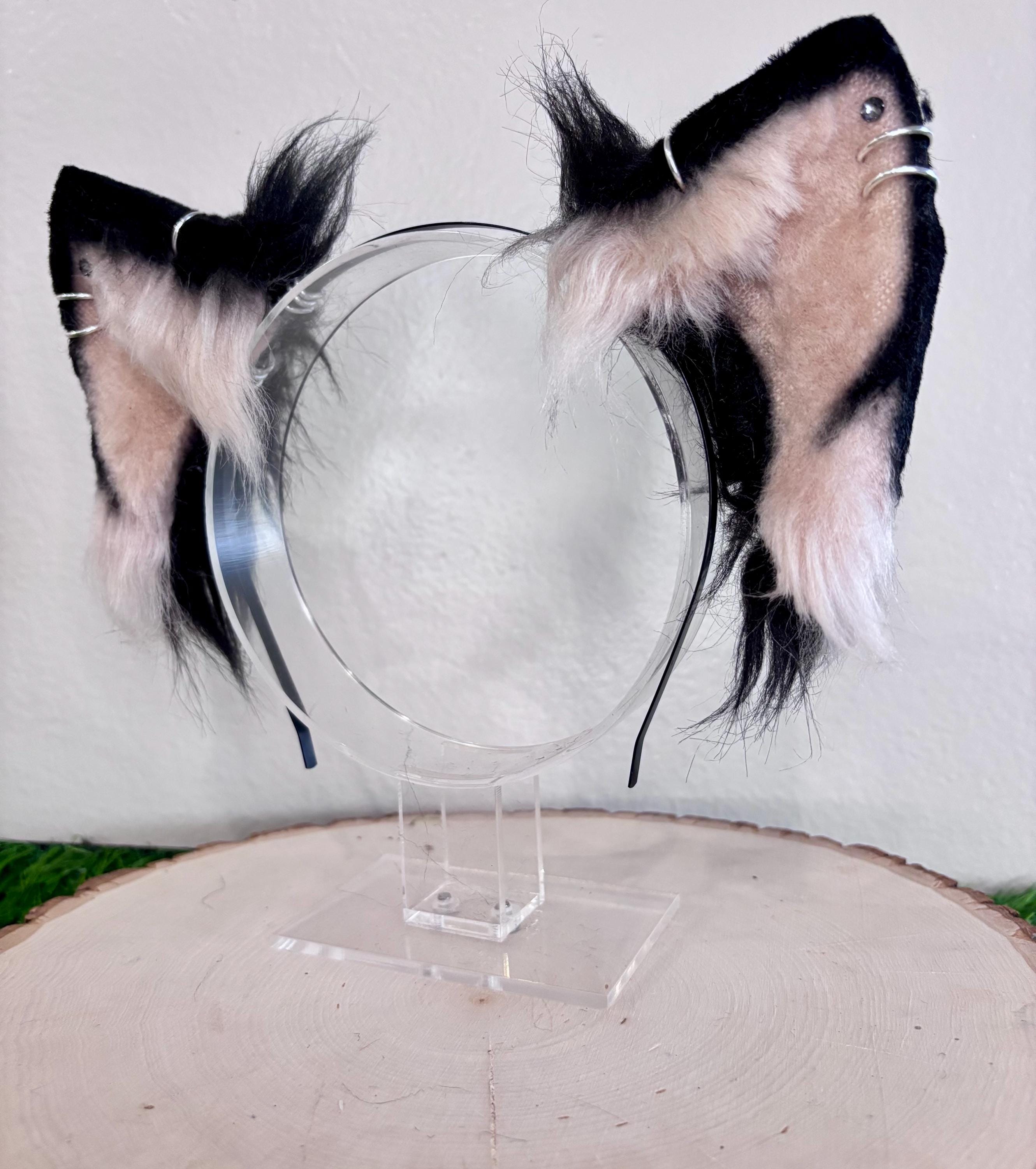 Black and Tan Shadow Themed Ears - Etsy