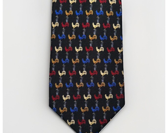 Vintage Cotswold Collection Men's Tie American Folk Art by Barbra Blank ...