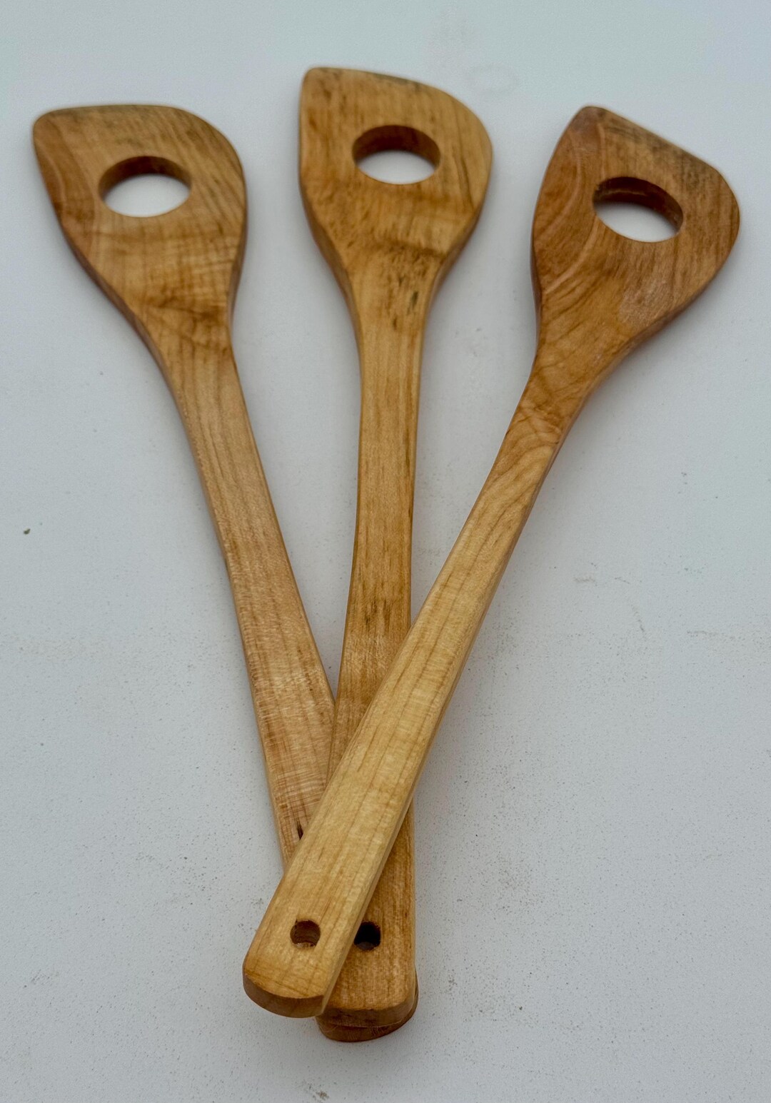 Handmade Maple Slotted Spatula: Sauté Utensil From Sustainably ...