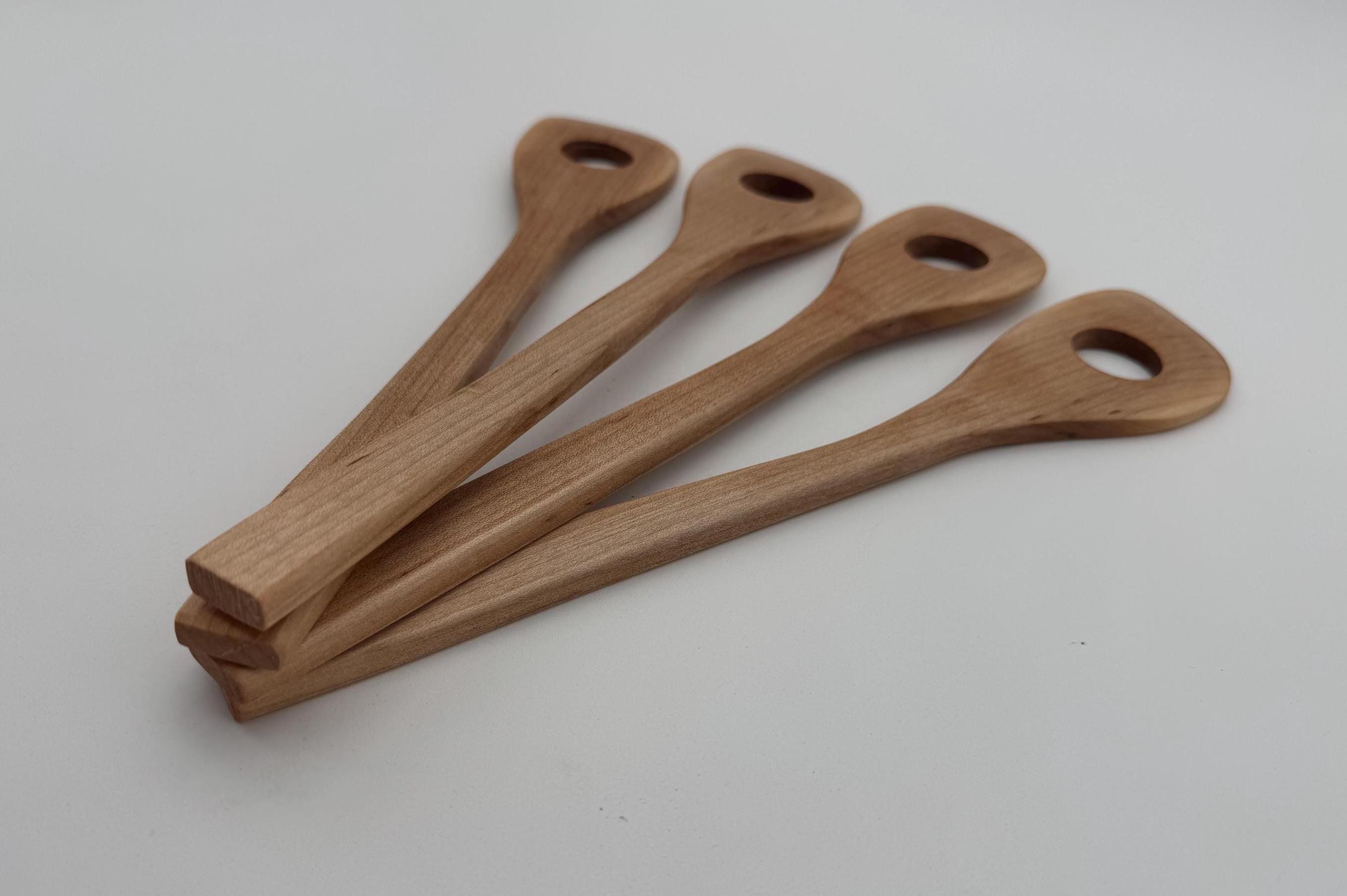 Handmade Maple Slotted Spatula: Sauté Utensil From Sustainably ...