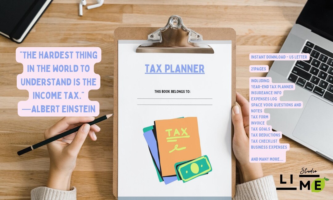 Printable Tax Planner - Etsy