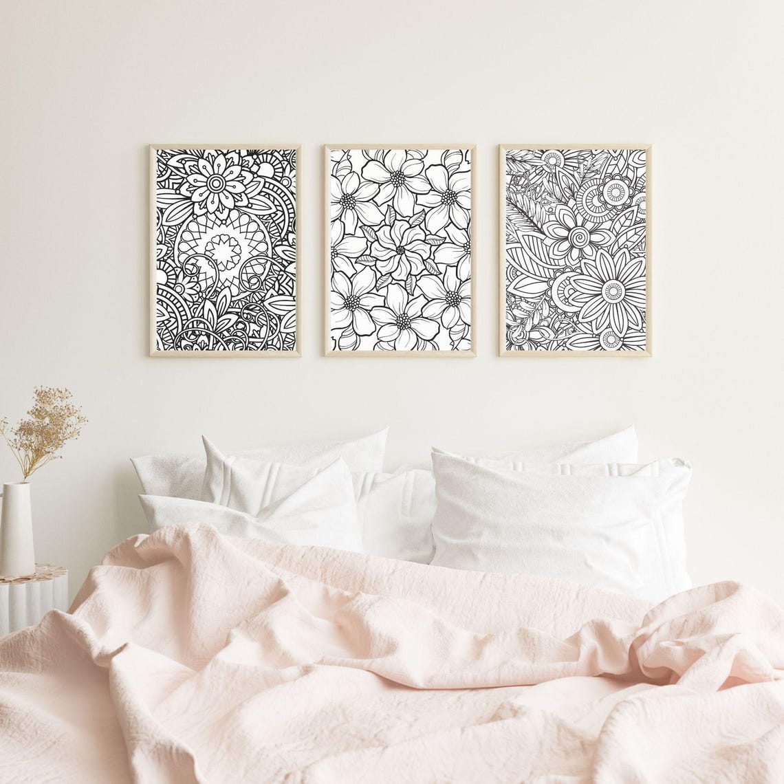 Color-your-own Mandala Wall Art - DIY Home Decor for Adults - Stress ...