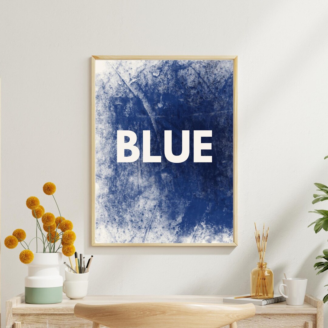 Minimalist Color Posters - Aesthetic Digital Wall Art With 5 Colors - Etsy