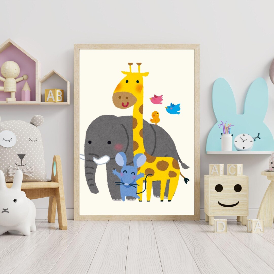 Celebrating Unity Through Diversity - Animal Family Wall Art - Etsy