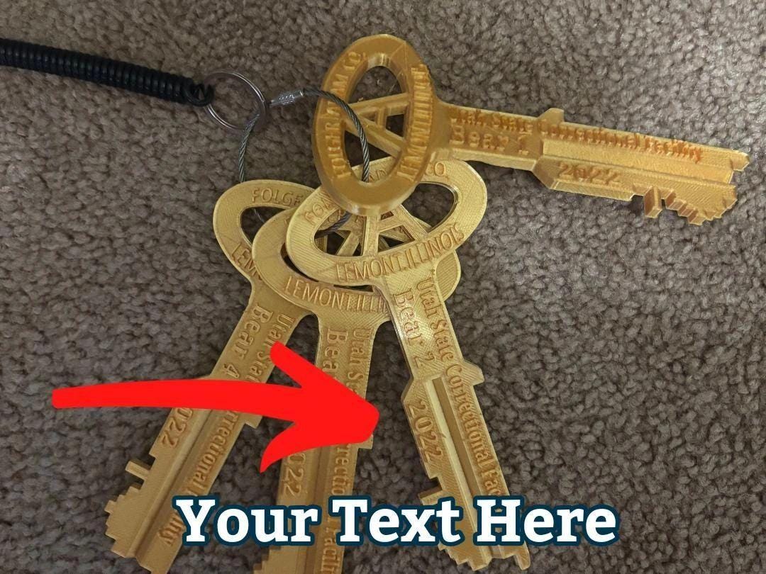 Folger Adams Replica Key, Retired or Active Law Enforcement Gift - Etsy