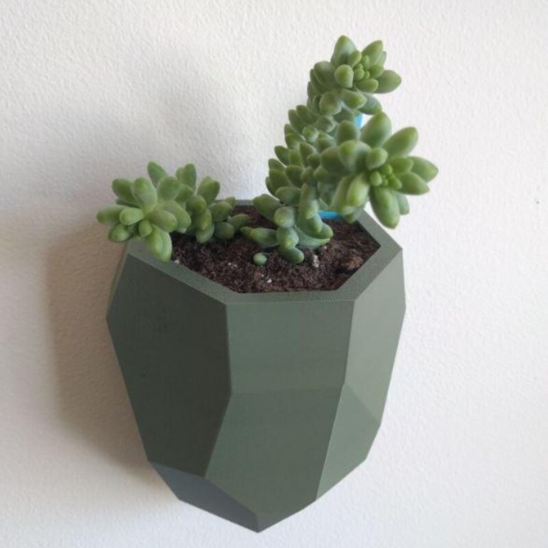 Geometric Wall Planter - Etsy