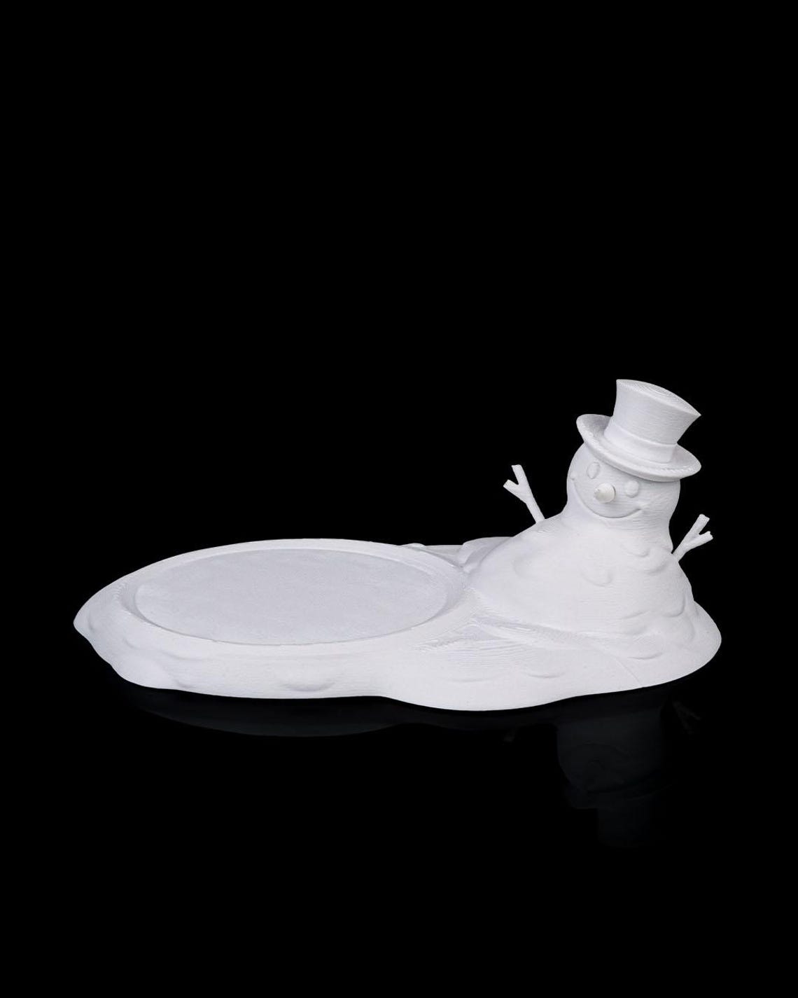 3D Printed Melting Snowman Coaster | Funny Christmas Gift, Holiday Mug ...