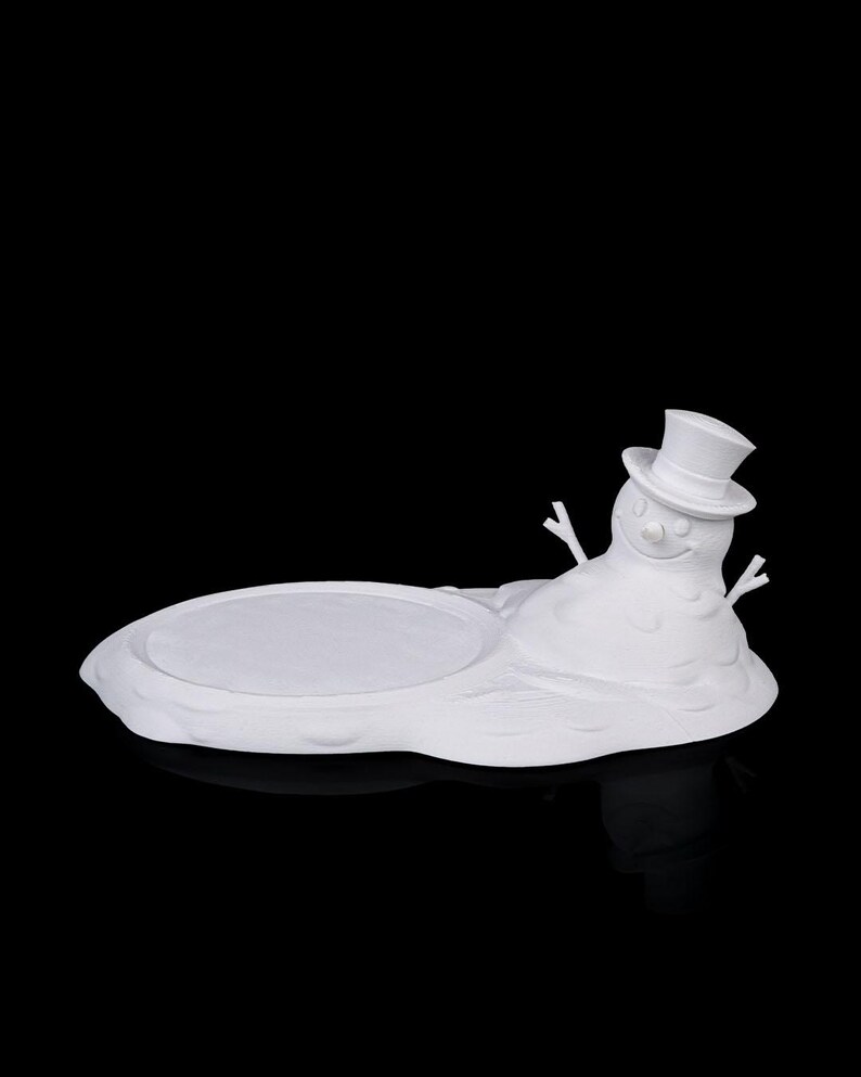 3D Printed Melting Snowman Coaster | Funny Christmas Gift, Holiday Mug ...