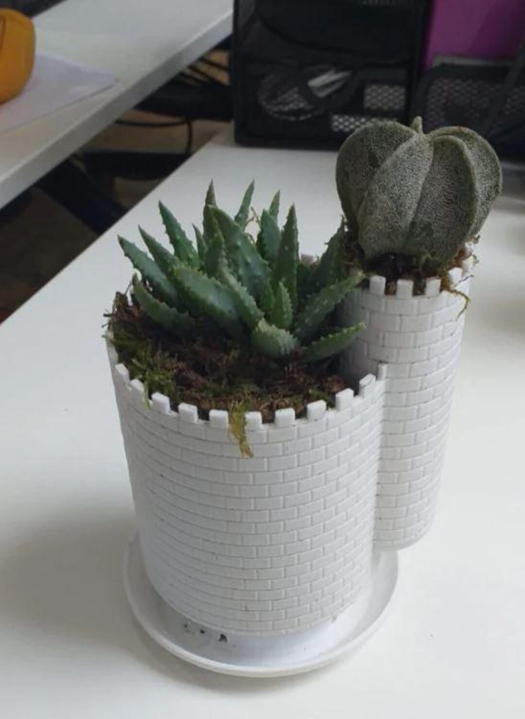 Medieval Castle Tower Planter | 3D Printed Succulent Pot | Fairy Garden ...