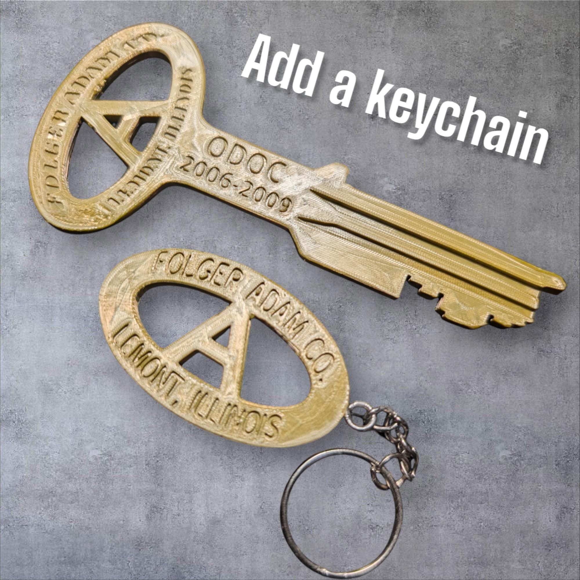 Folger Adams Replica Key, Retired or Active Law Enforcement Gift - Etsy