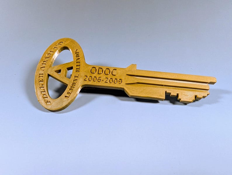 Folger Adams Replica Key, Retired or Active Law Enforcement Gift - Etsy