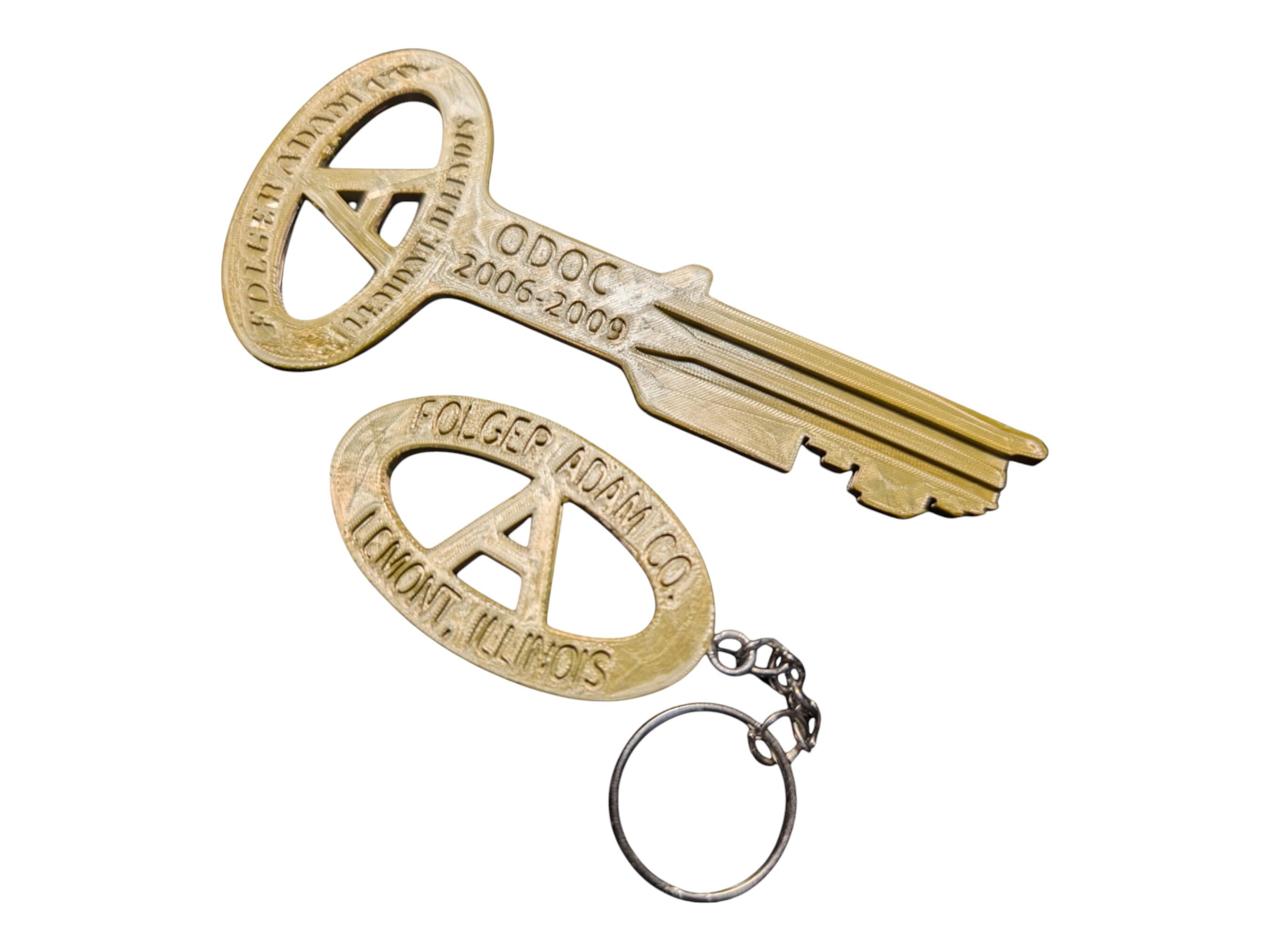 Folger Adams Replica Key, Retired or Active Law Enforcement Gift - Etsy
