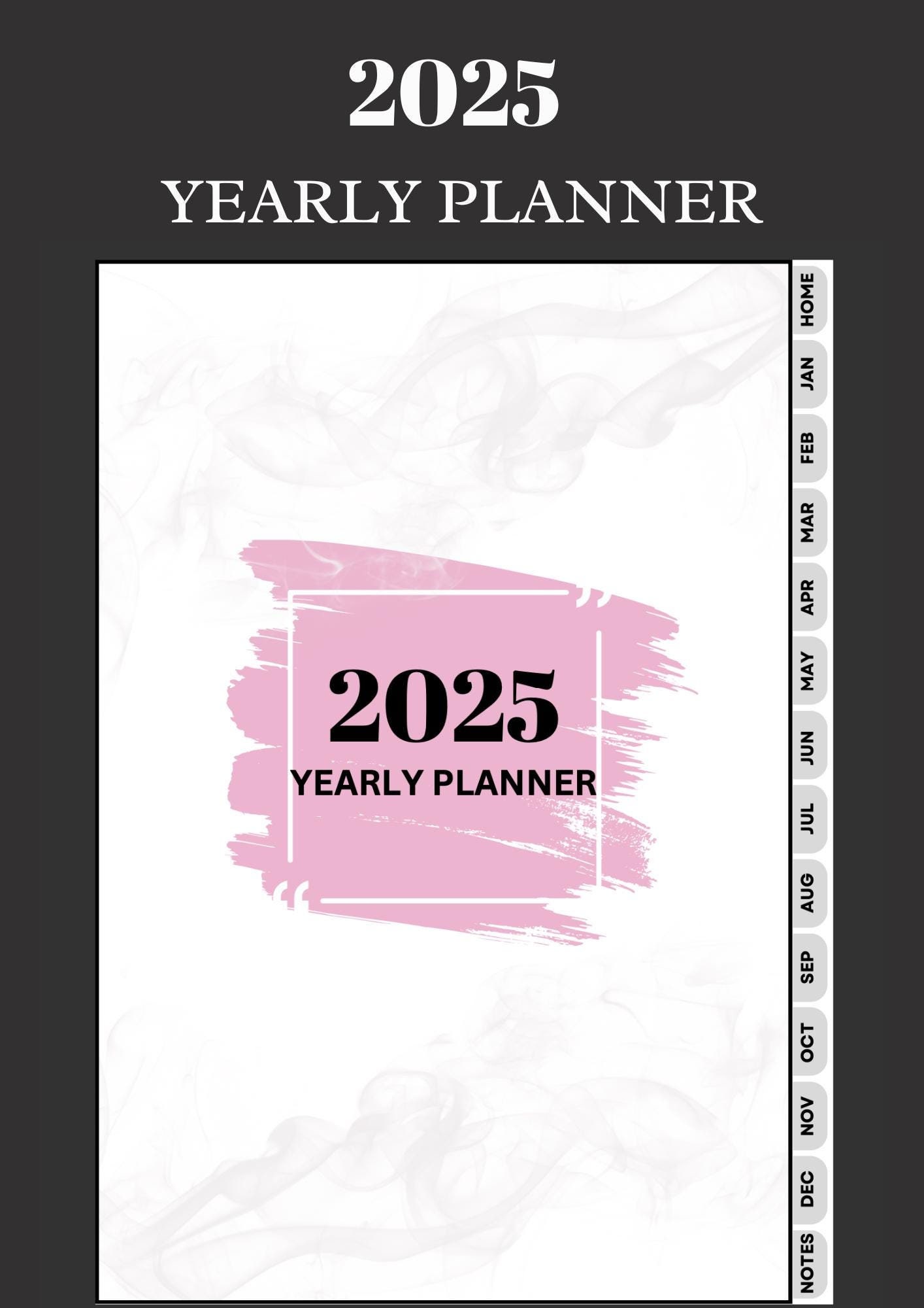 2025 YEARLY DIGITAL PLANNER (pdf) - Etsy