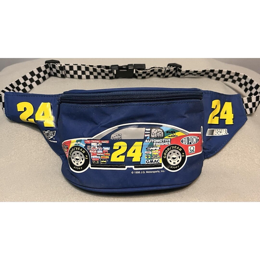 Vintage 1998 Jeff Gordon Fanny Pack #24 NASCAR Racing Y2K 90s Waist Bag ...