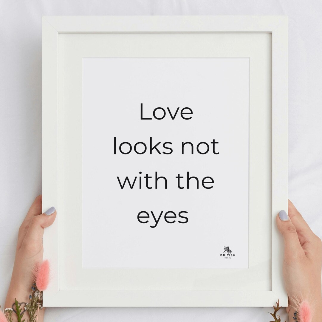 William Shakespeare Printable Inspirational Wall Quote | Literary Art ...