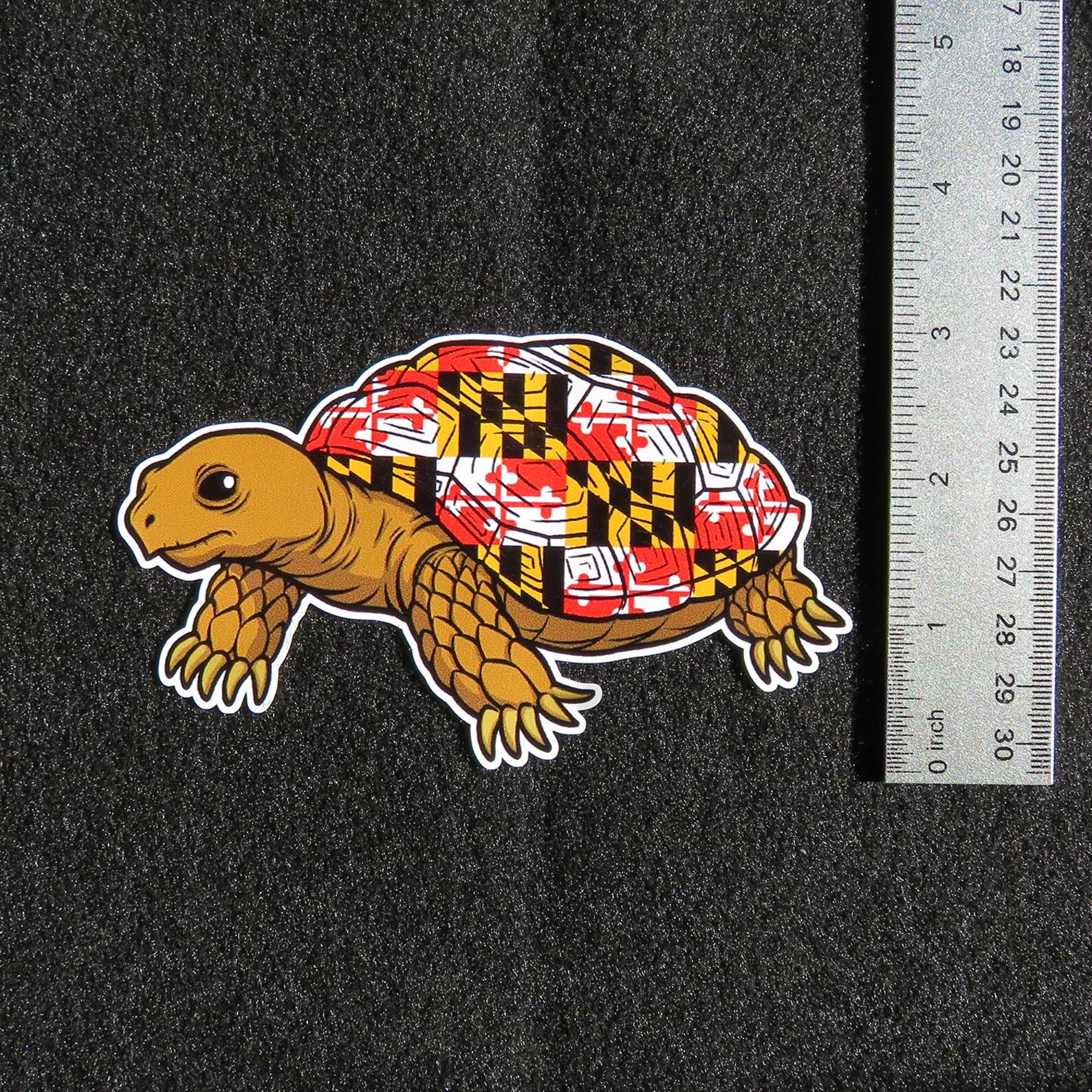 Maryland Flag Tortoise Vinyl Decal - Etsy