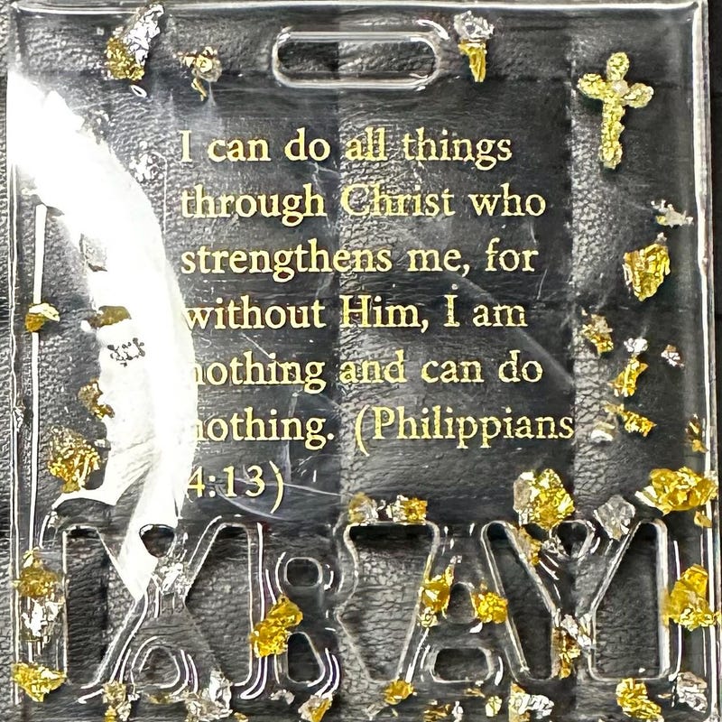 Bible Verse Badge Reel - Etsy