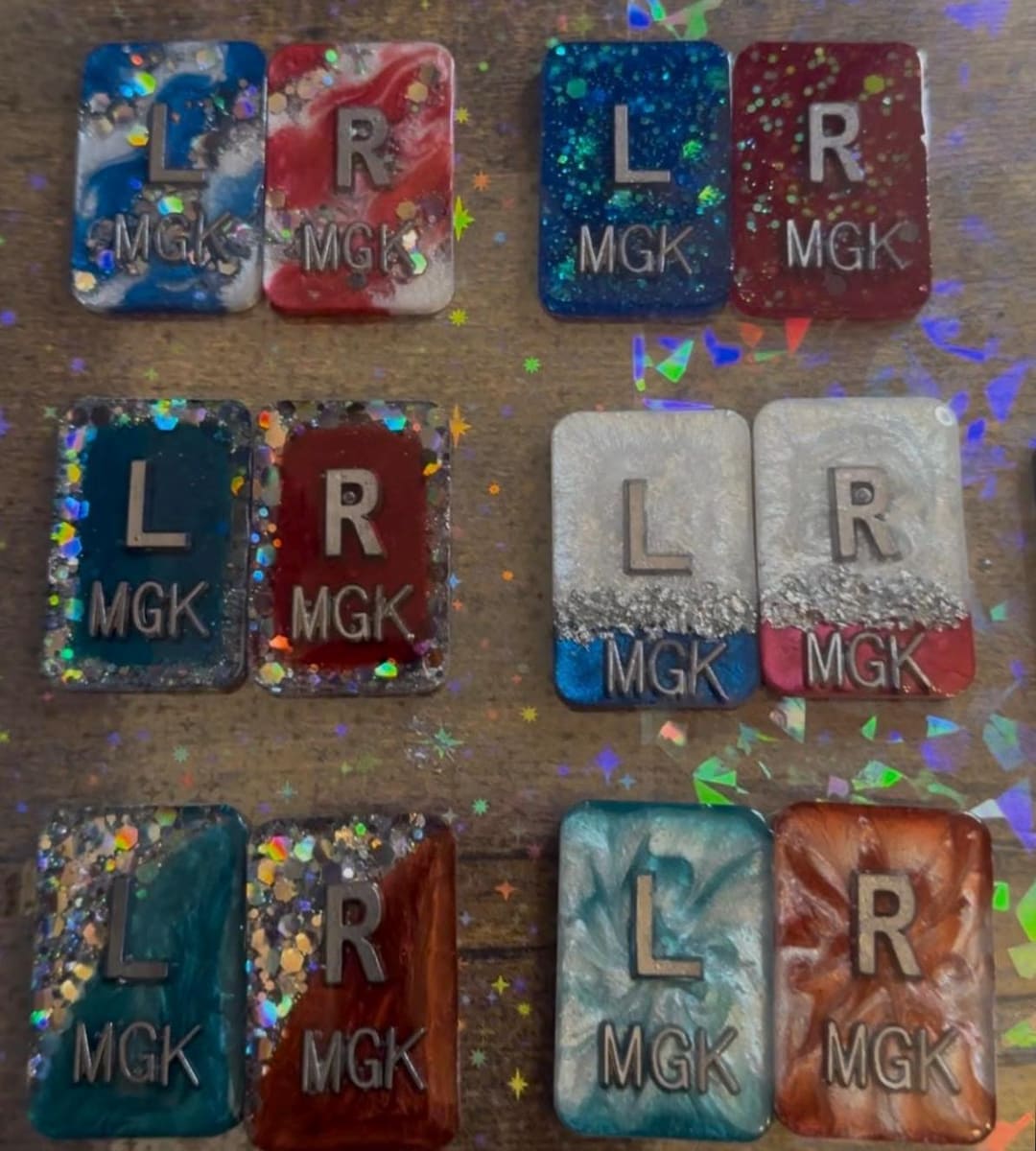 Traditional X-ray Markers: Red & Blue Left/right Radiology Markers - Etsy