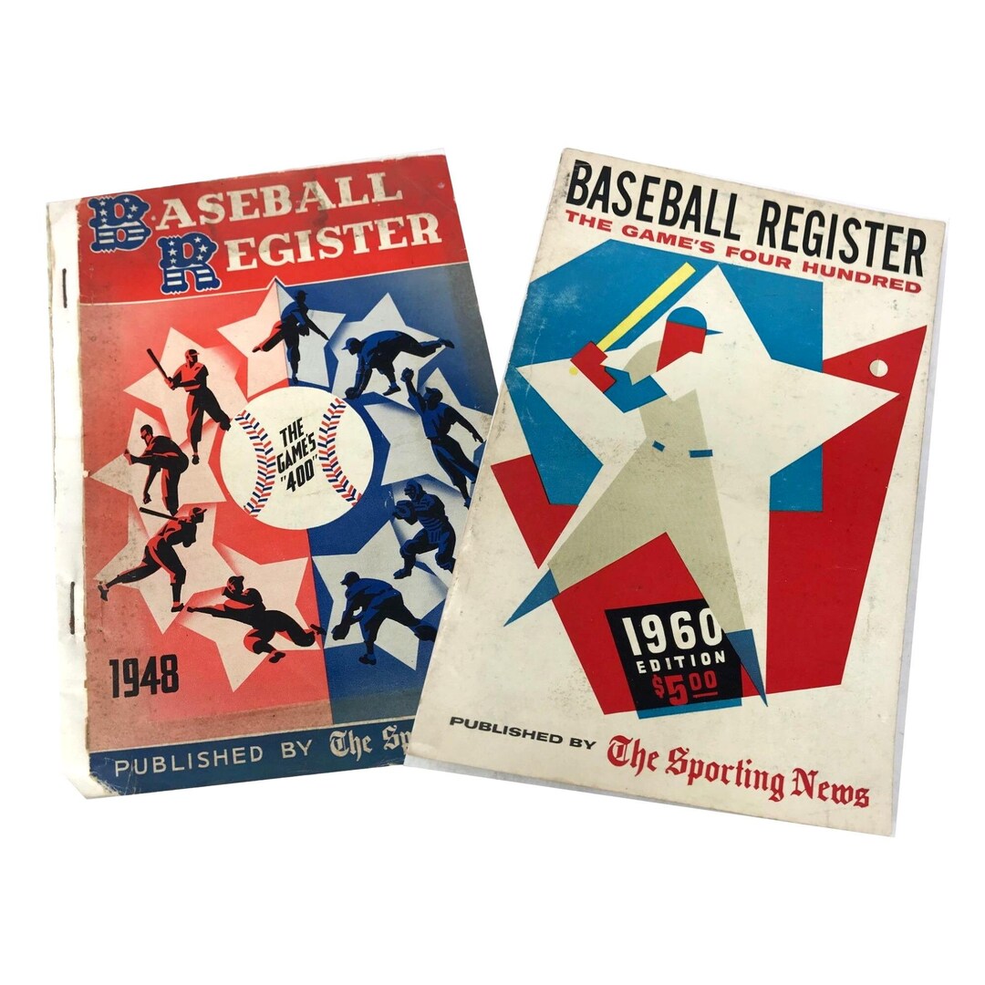 Baseball Register 1948 Issue the Game's "400" - and 1960 Edition ...