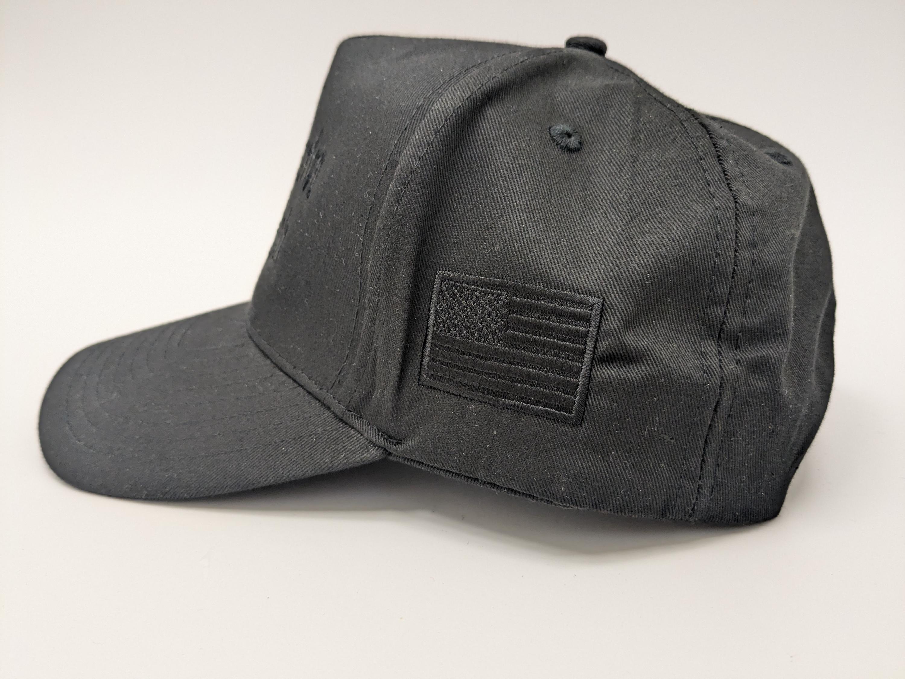 Dark Gothic MAGA Hat Black Trump Cap Make America Great Again American ...