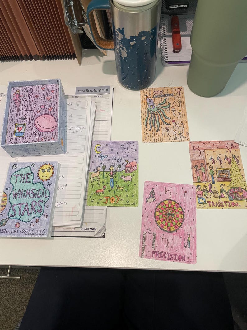 The Whimsical Stars - Astrology Oracle Deck - Etsy