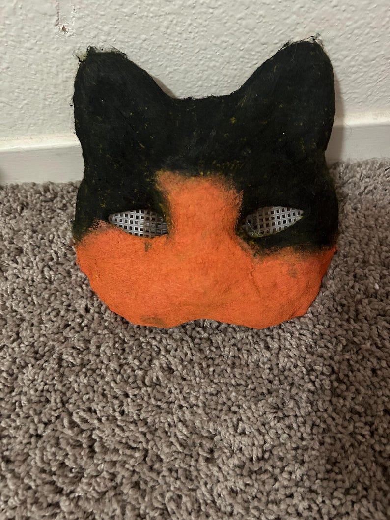 Calico Cat Mask - Etsy
