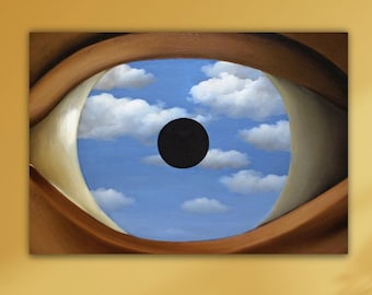 magritte false mirror analysis