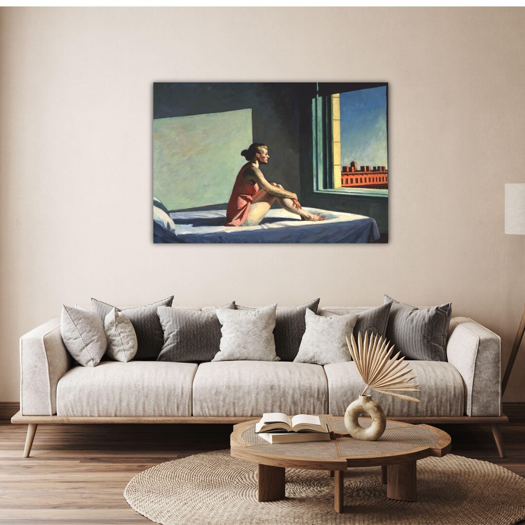 Edward Hopper Morning Sun Wall Art Edward Hopper Painting Edward Hopper ...