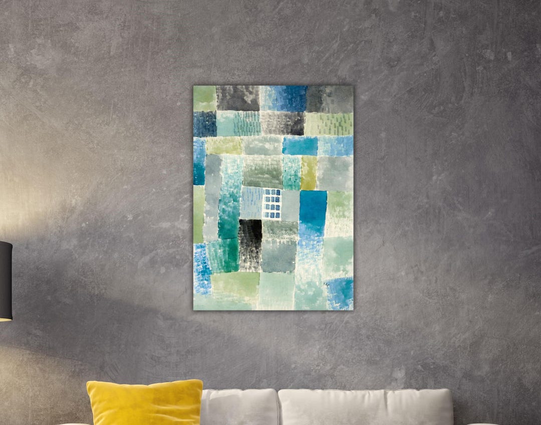 Paul Klee First House in a Settlement 1926 Wall Art Canvas Paul Klee ...
