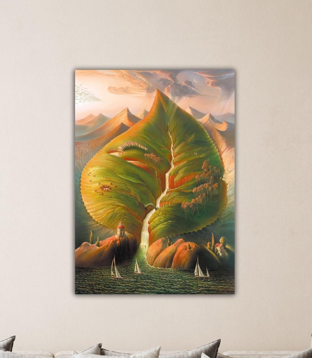 Vladimir Kush Ocean Sprouts Poster Kush Canvas Museum Wall Decor Art ...