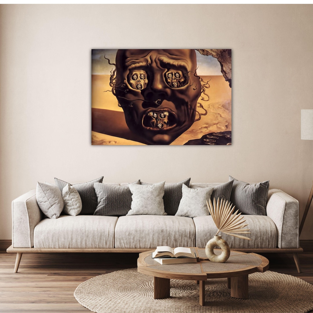 Salvador Dali the Face of War Poster Gift of Love Art Salvador Dali ...