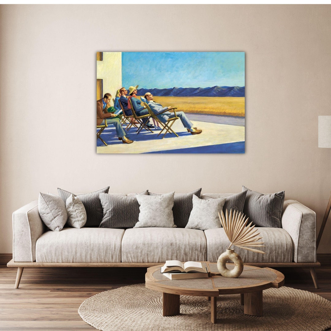 Edward Hopper People İn the Sun Wall Art Edward Hopper Paint Edward ...