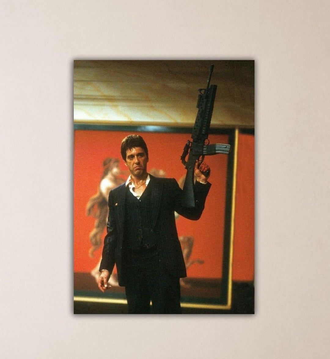 Scarface Movie Wall Art Al Pacino Poster Modern Canvas Al Pacino Poster ...