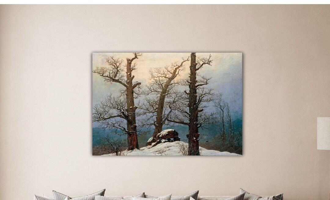 Caspar David Friedrich Steinmännchen im Schnee 1807 Leinwand Friedrich ...