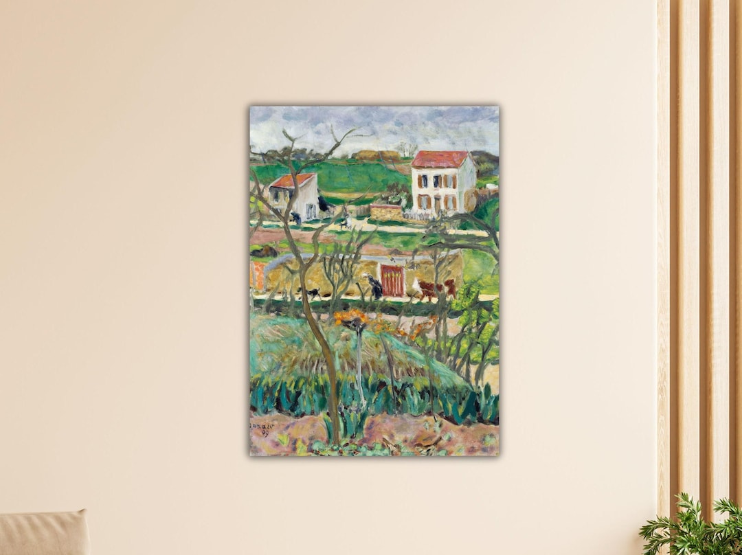 Pierre Bonnard Rainy Landscape (1909) Poster Bonnard Canvas Museum ...