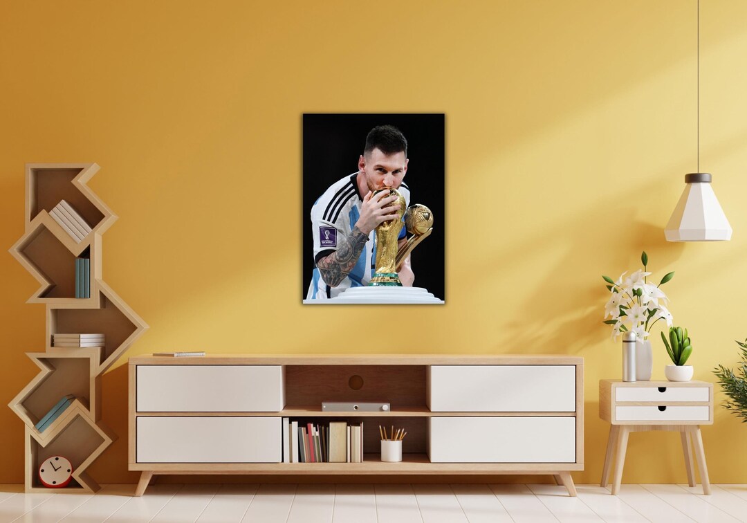 World Cup Football Poster,lionel Messi Canvas,lionel Messi Poster ...