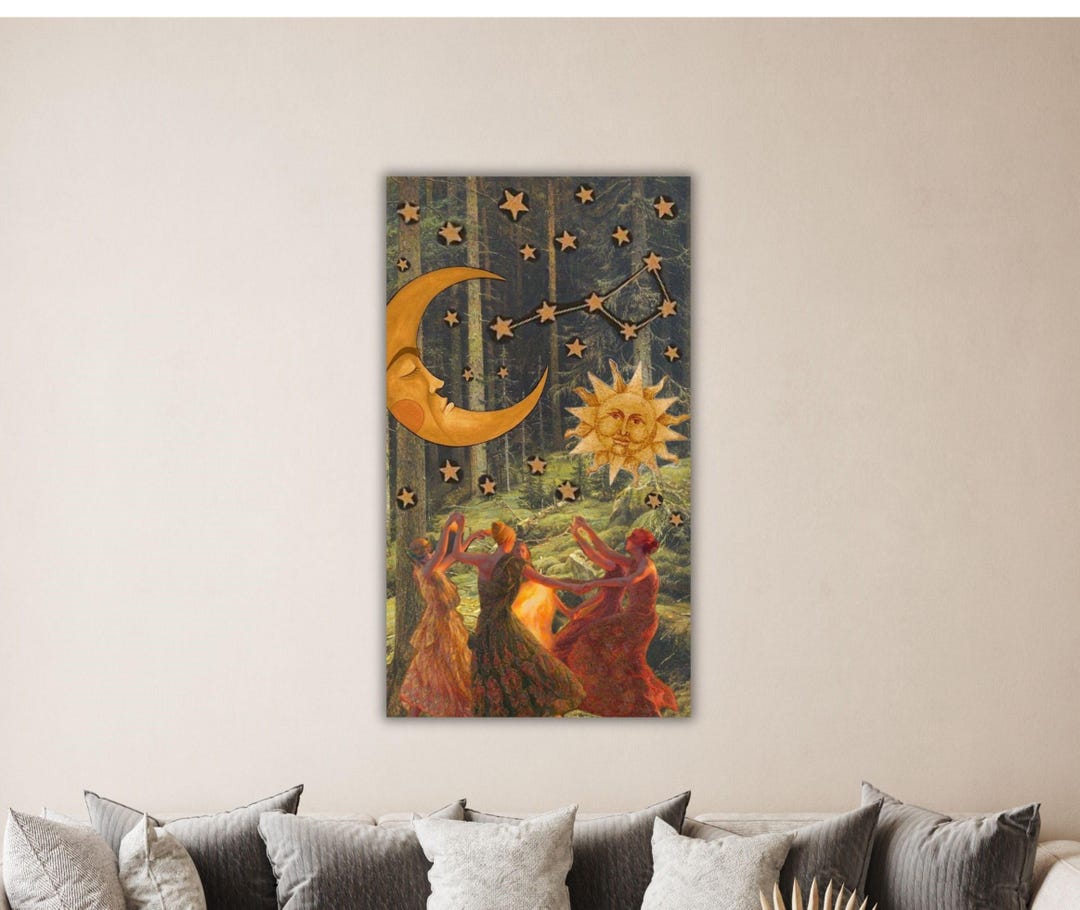 Coven the Moon and Sun Dance Poster Coven Canvas Coven Wall Art the ...