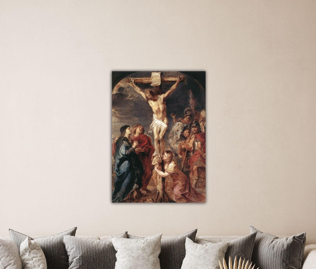 Peter Paul Rubens- Christ on the Cross With Maria Magdalena and St John ...