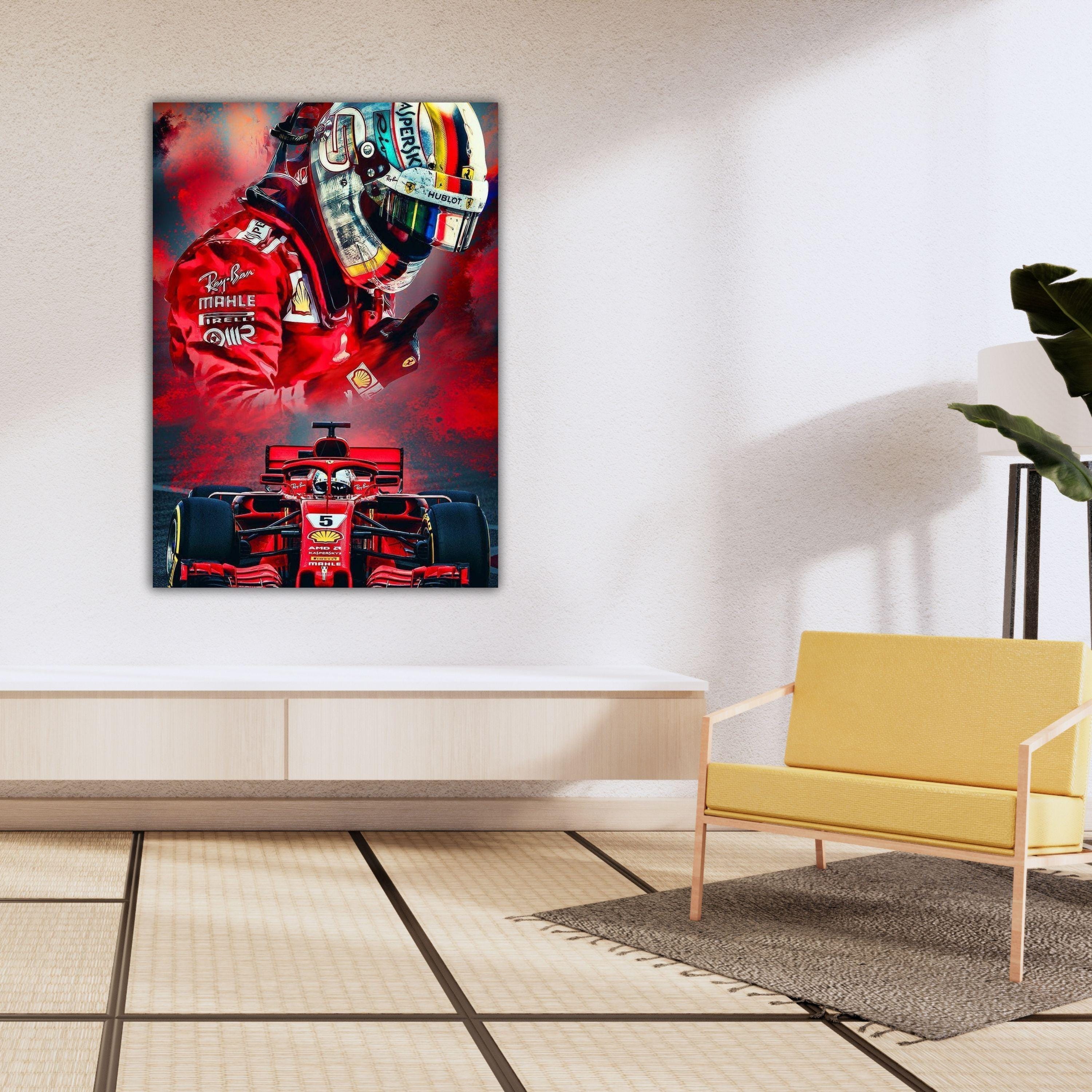Ferrari Formula One Ferrari Poster Ferrari Fans Gift Art Ferrari F1 ...
