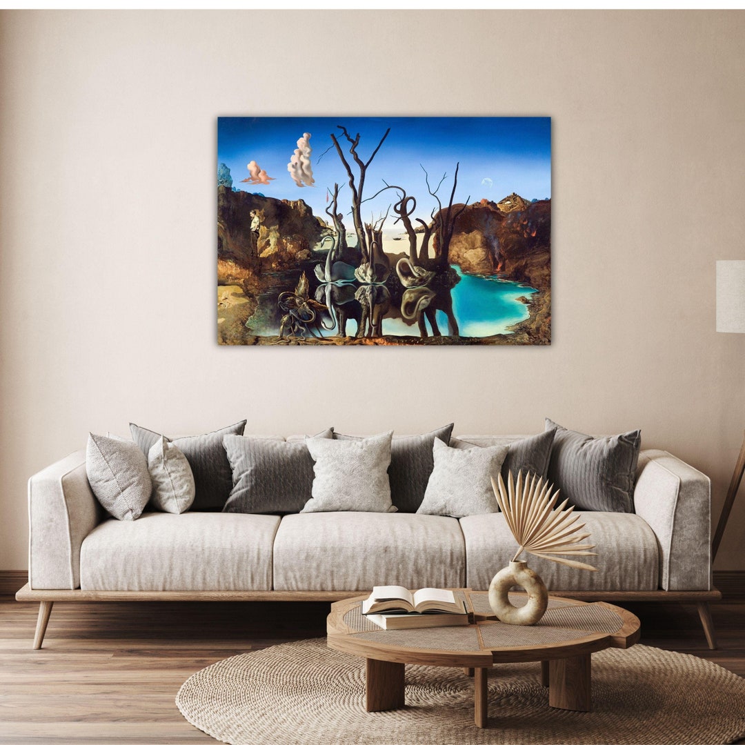 Salvador Dali Swans Reflection Elephants Poster Gift of Love Art Dali ...