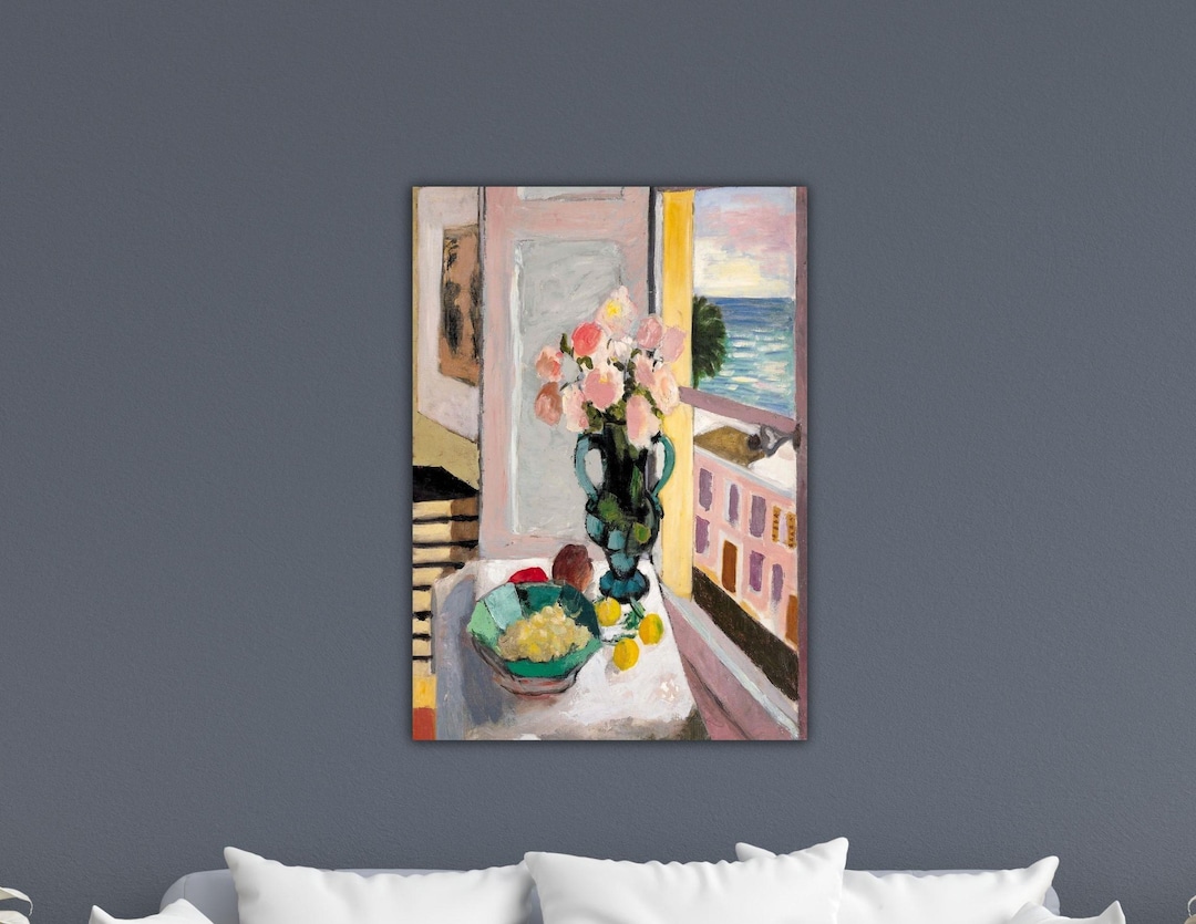 Henri Matisse Safrano Roses Poster Colorful Art Henri Matisse Canvas ...