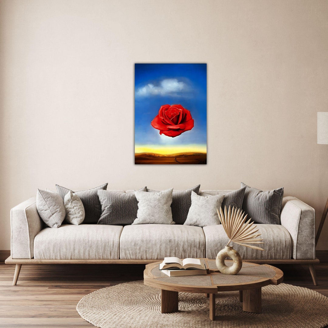 Salvador Dali Meditative Rose Poster Gift of Love Art Salvador Dali ...