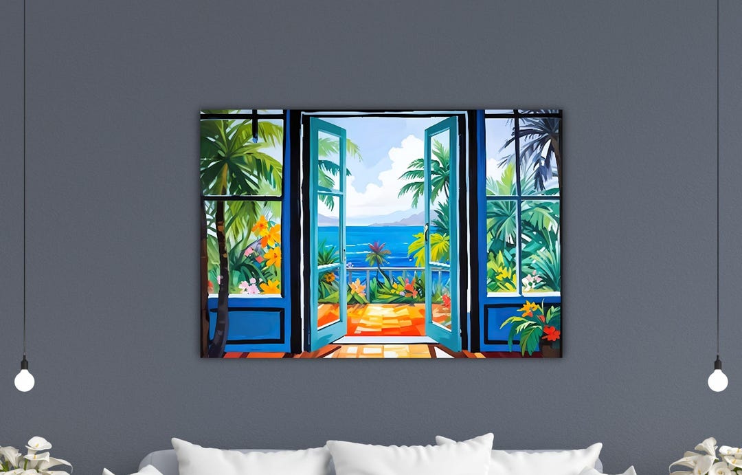 Henri Matisse Open Window Poster Colorful Art Henri Matisse Canvas Gift ...