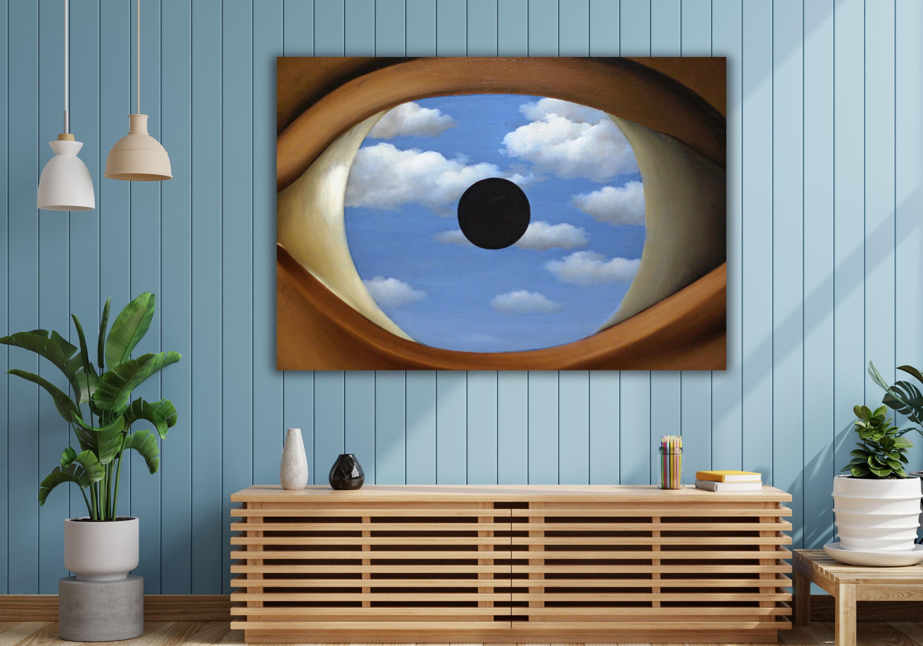 Rene Magritte the False Mirror Canvas Rene Magritte the False Mirror ...
