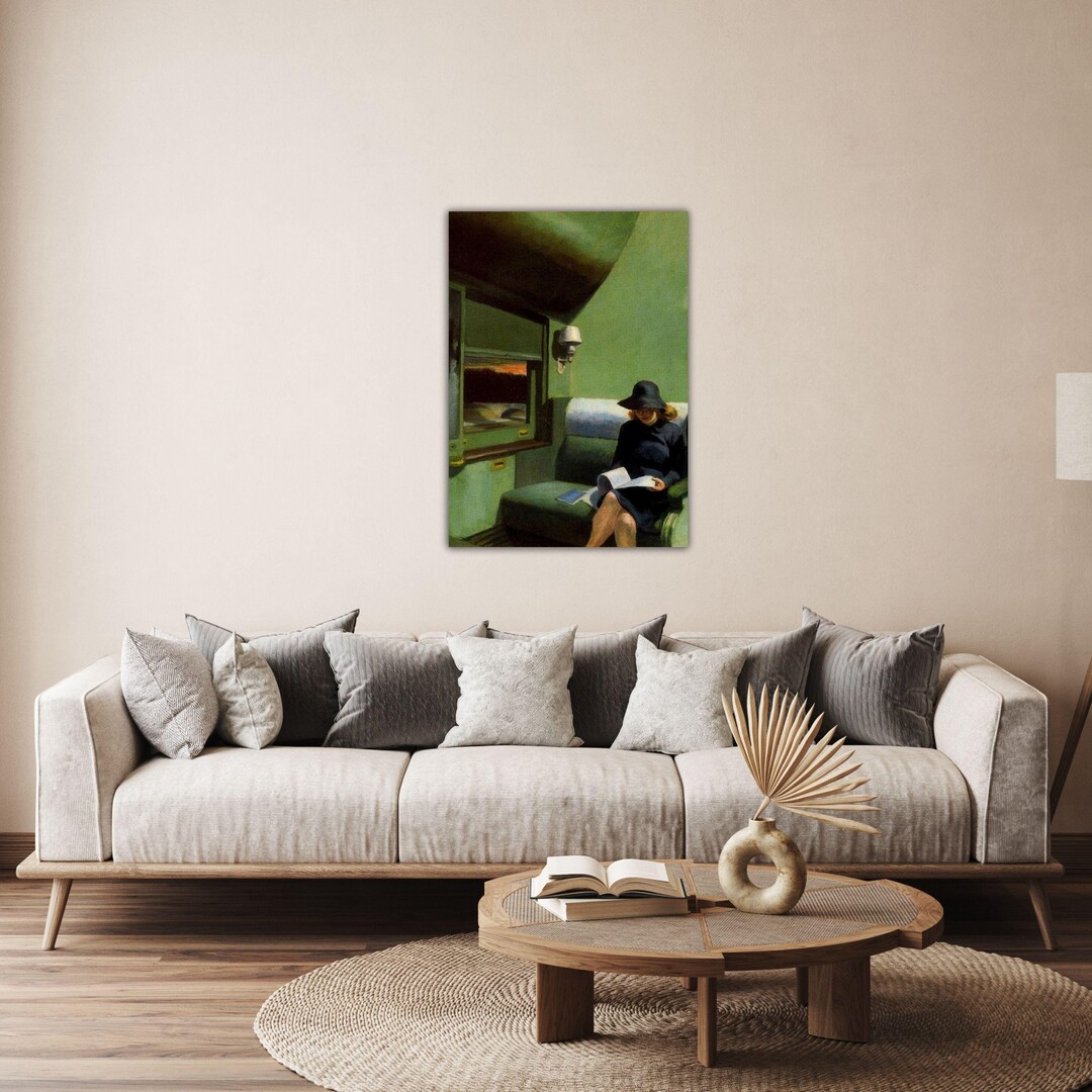 Edward Hopper Compartment C Car Wall Art Edward Hopper Poster Hopper ...