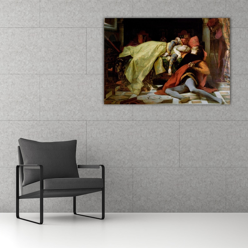 Alexandre Cabanel Death of Francesca Da Rimini and Paolo Malatesta 1870 ...