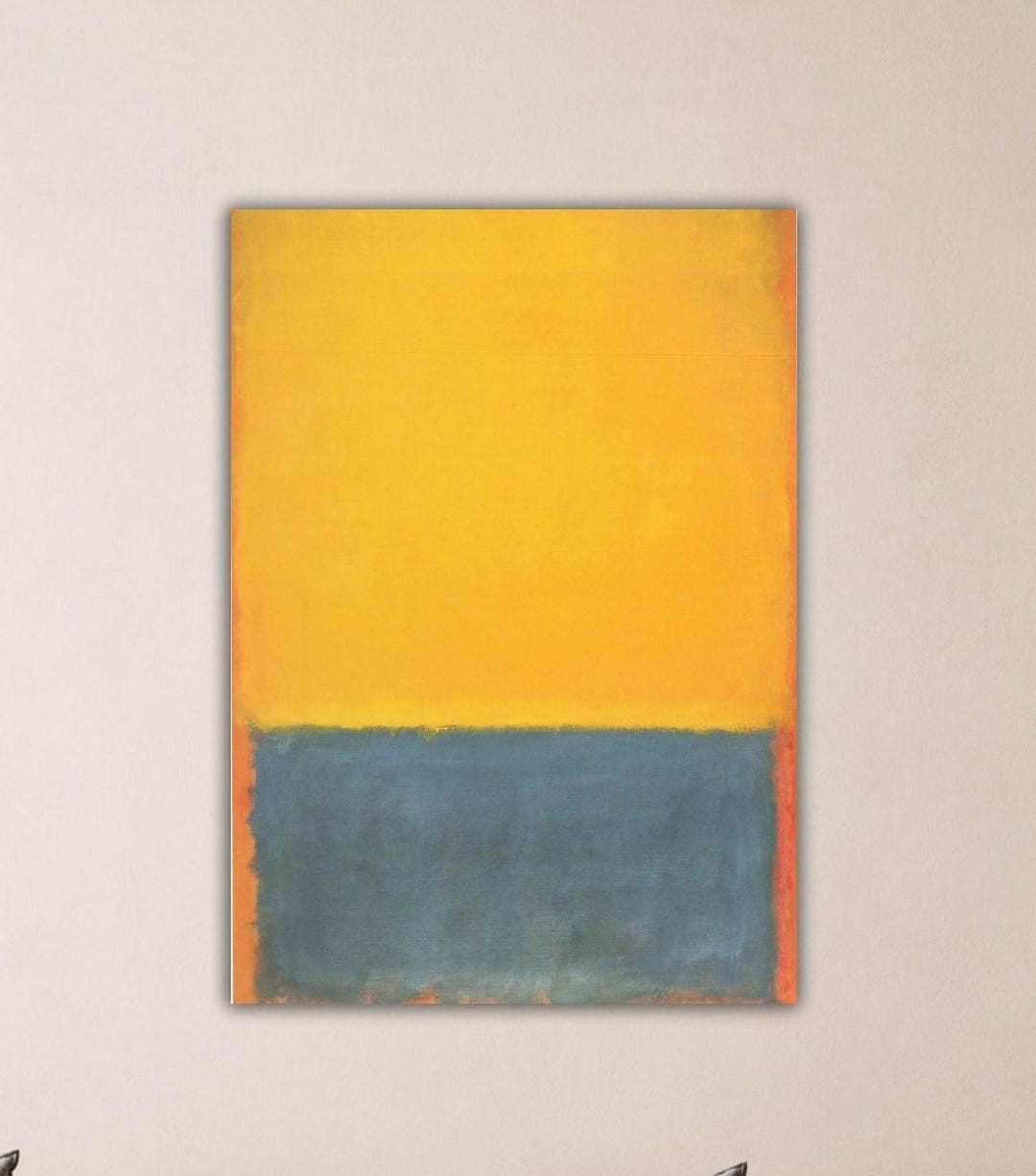 Mark Rothko Yellow Grey Poster Rothko Wall Art Rothko Printing Mark ...